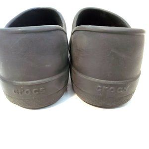 CROCS | Shoes | Crocs Womens Clogs Size 7 W Black Slip On Comfort ...